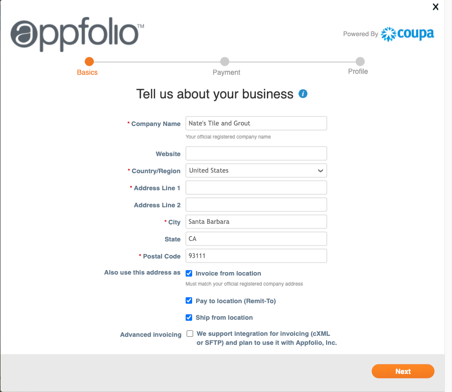 First Time Users: Set Up a Coupa Account