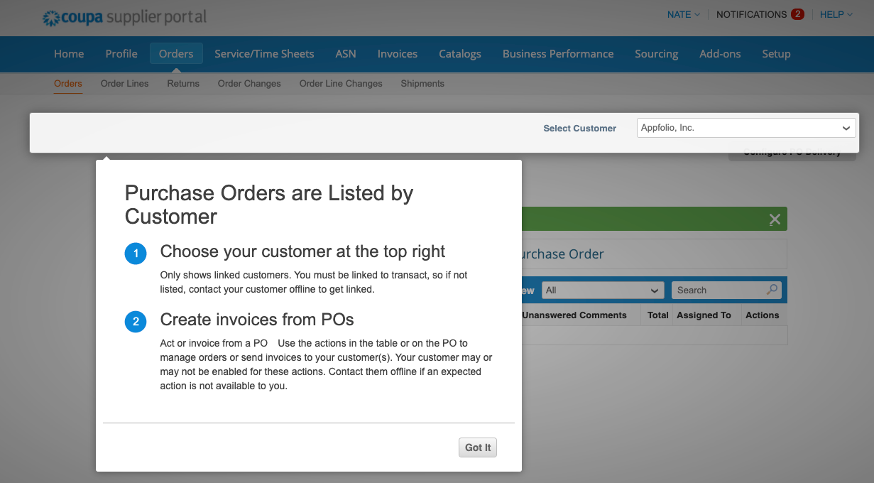 The Purchase Order Process